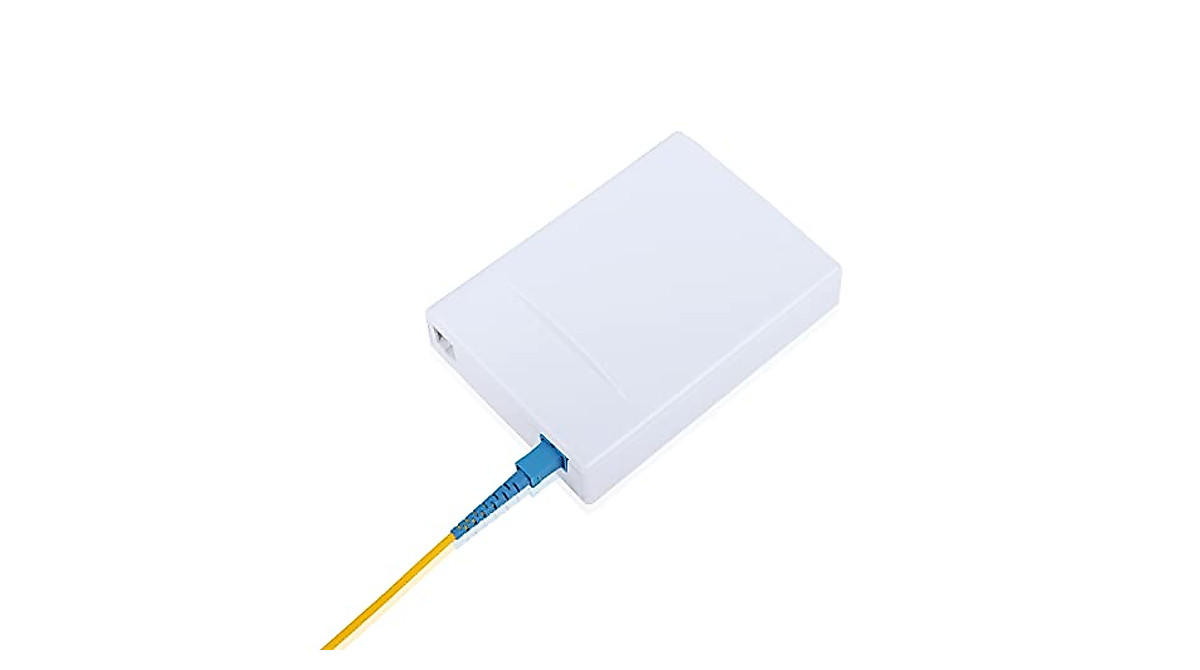 Fiber Optic Junction Box 2-Port for FTTH | Durable ABS Waterproof Design
