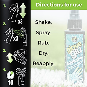 gloveglu 120ml AQUAgrip Goalkeeper Glove Spray - Perfect for Goalkeeping Gloves in Wet Conditions
