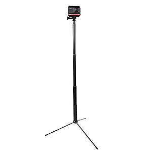 PellKing Long 77inch Invisible Selfie Stick for Insta360 ONE X3, X2, X, Insta360 ONE R, RS, Insta 360 Camera 1/4" Extended Monopod Pole