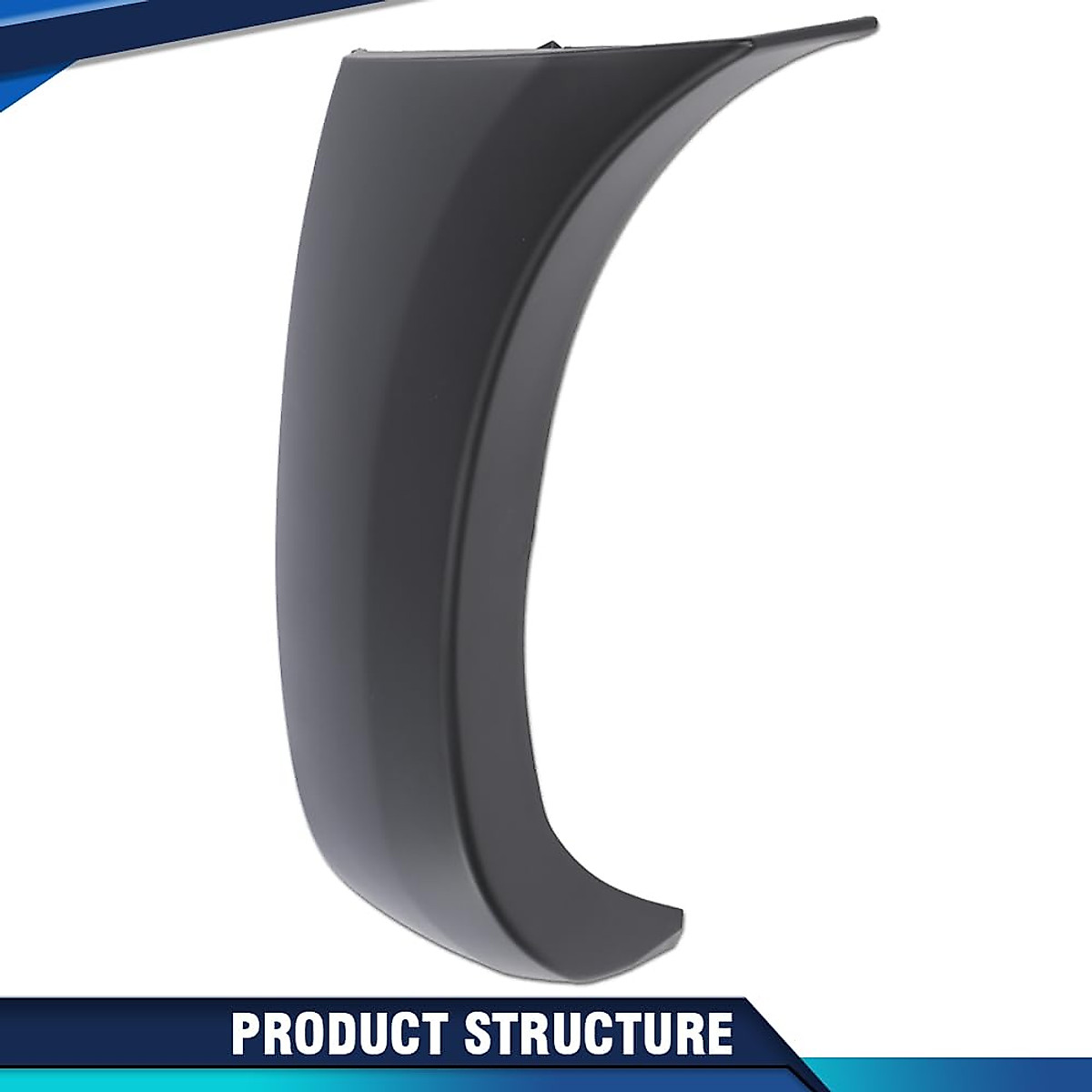 PIT66 New Front Driver Side Left Bumper End Cap Compatible With Toyota Tacoma 2WD/4WD (except X-Runner) Fender Flare Extension 2005-2011 5211304020