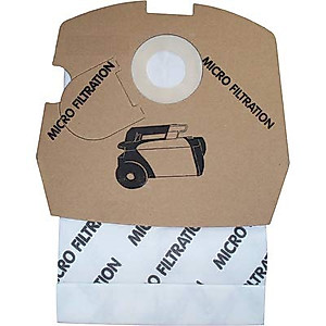 Bissell Big Green Commercial Paper Vacuum Bags - 12-Pack, 2.25-Gallon Capacity, Model Number C3000-PK12