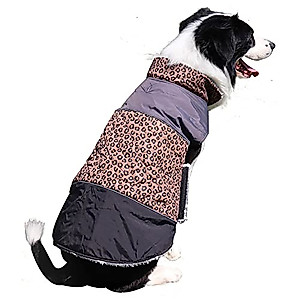 HonpraD Pet Clothes for Small Dogs Reflective Waterproof Pet Coat Winter Warm Dog Coat for Small Medium Large Dog
