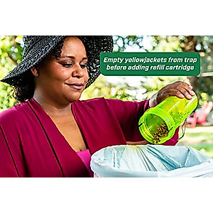 RESCUE! Yellowjacket Attractant Cartridge (10 Week Supply) – for RESCUE! Reusable Yellowjacket Traps - (11 Pack)