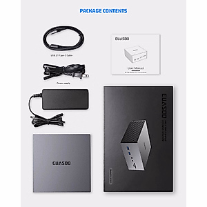 EUASOO USB-C Docking Station 16 in 1 Triple Display USB C Dock with Charging Support, 4K HDMI, DP, VGA, 7 USB Ports, Ethernet, SD/TF Card Reader for MacBook and Windows, MacOS only Support Mirror Mode