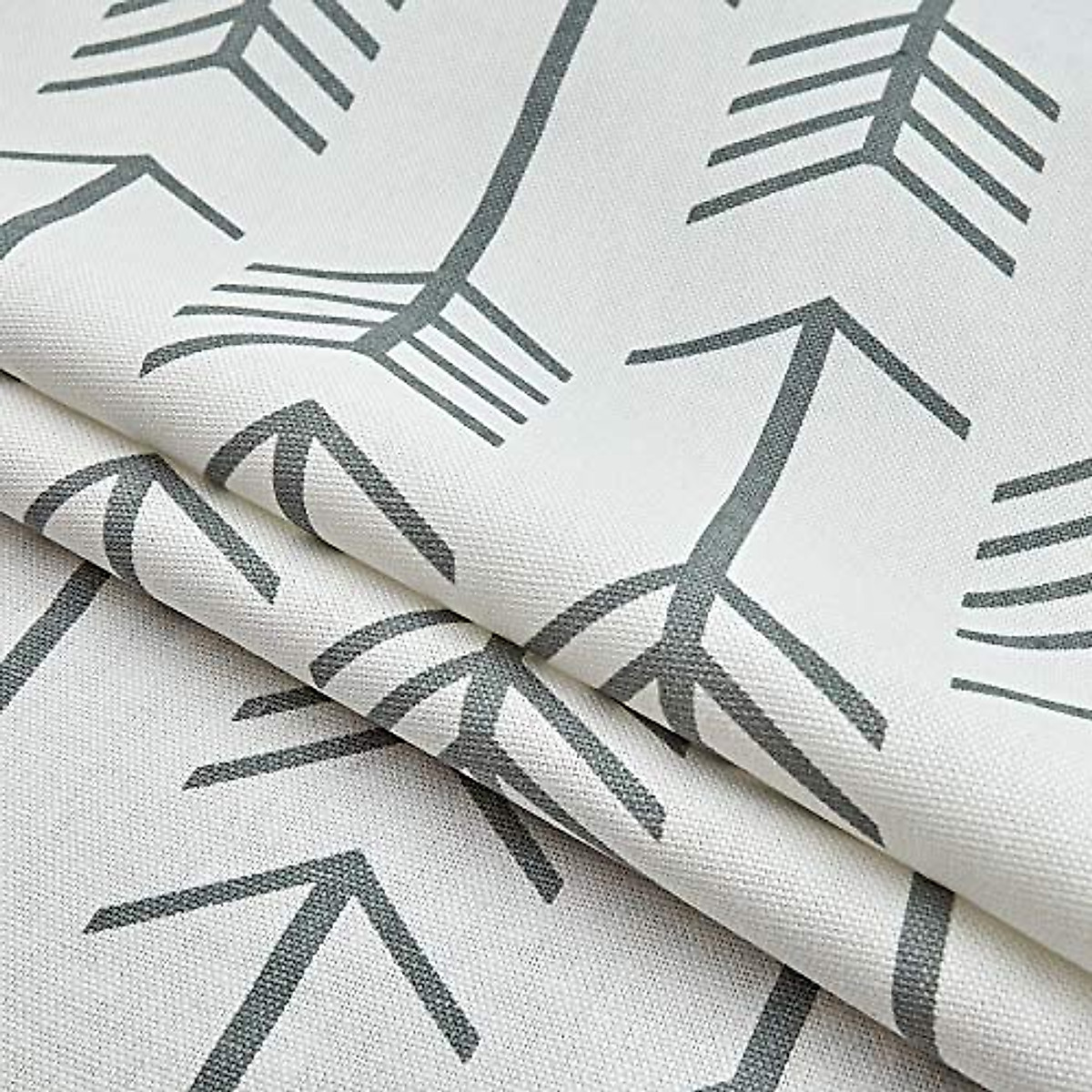 Premier Prints Arrow White/Cool Grey, Fabric by the Yard