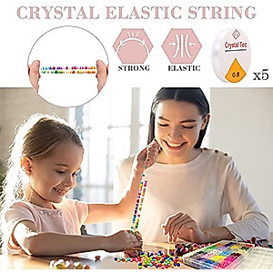 BOZUAN "Become A Fashionista 3 Boxes Polymer Clay Beads for Bracelet Making Kit, 13994PCS 48 Colors Heishi Beads Kit for Teen Girls Crafts for Girls Ages 8-12, with 994PCS Pendanst