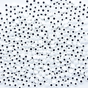 Mini Candy Eyes Edible Eyes for Decorating Edible Eyes for Cupcakes Mini Eyeball Sprinkles Edible Googly Eyes Christmas Cookie Decorations Halloween Eyes Sprinkles 2.8 OZ with Tweezers