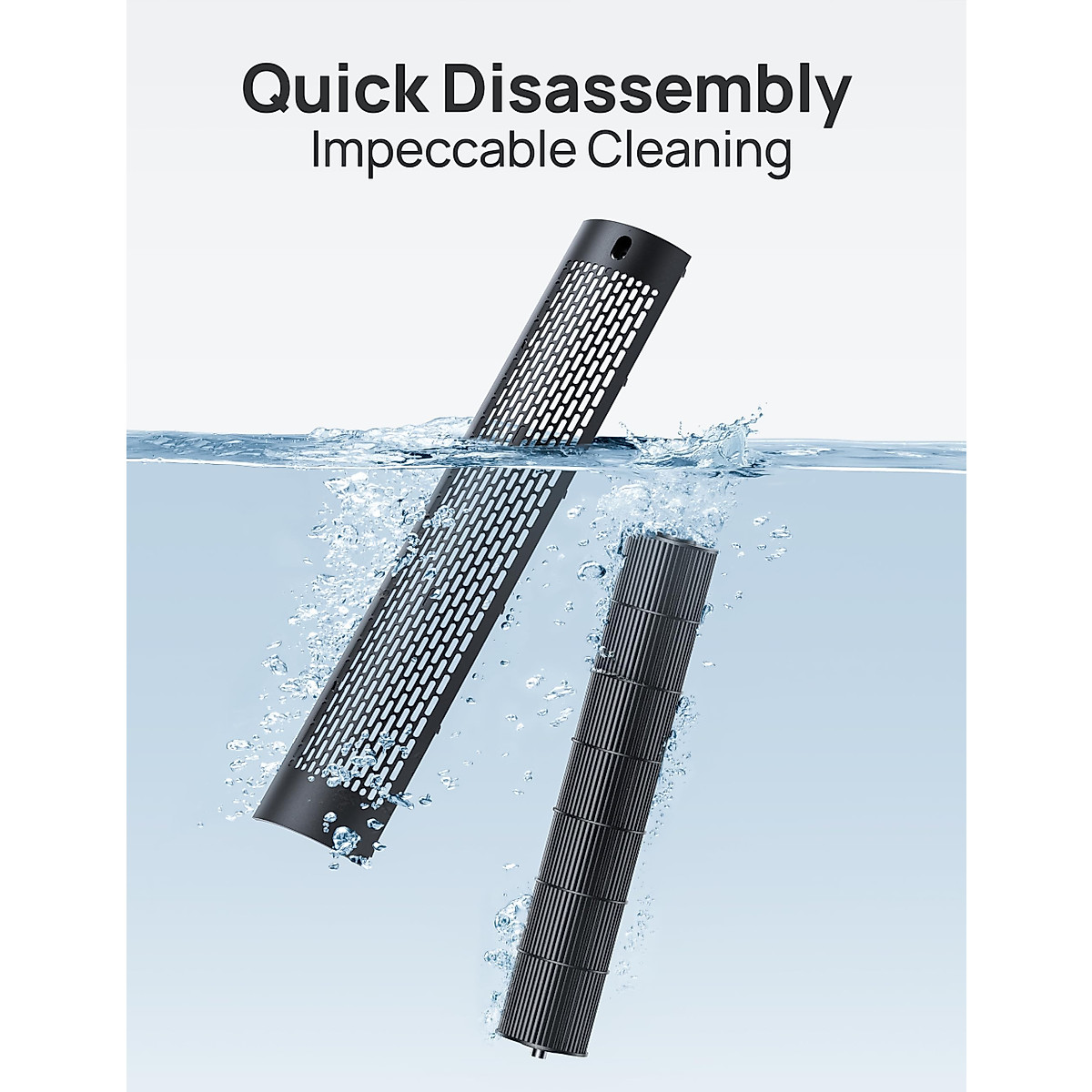 Dreo Tower Fan for Bedroom, 42 Inch Bladeless Fan, 90° Oscillating Fan, Quiet Floor Fan with Remote, LED Display, 6 Speeds 4 Modes, 12H Timer, Standing Fans for Home Living Room Office, Cruiser Pro T2