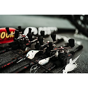 13 FISHING - Inception G2 Baitcast Reel - 7.3:1 Gear Ratio - Left Hand Retrieve (Fresh) - ING2-7.3-LH, Black