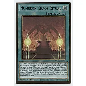 Numeron Chaos Ritual - MGED-EN050 - Premium Gold Rare - 1st Edition