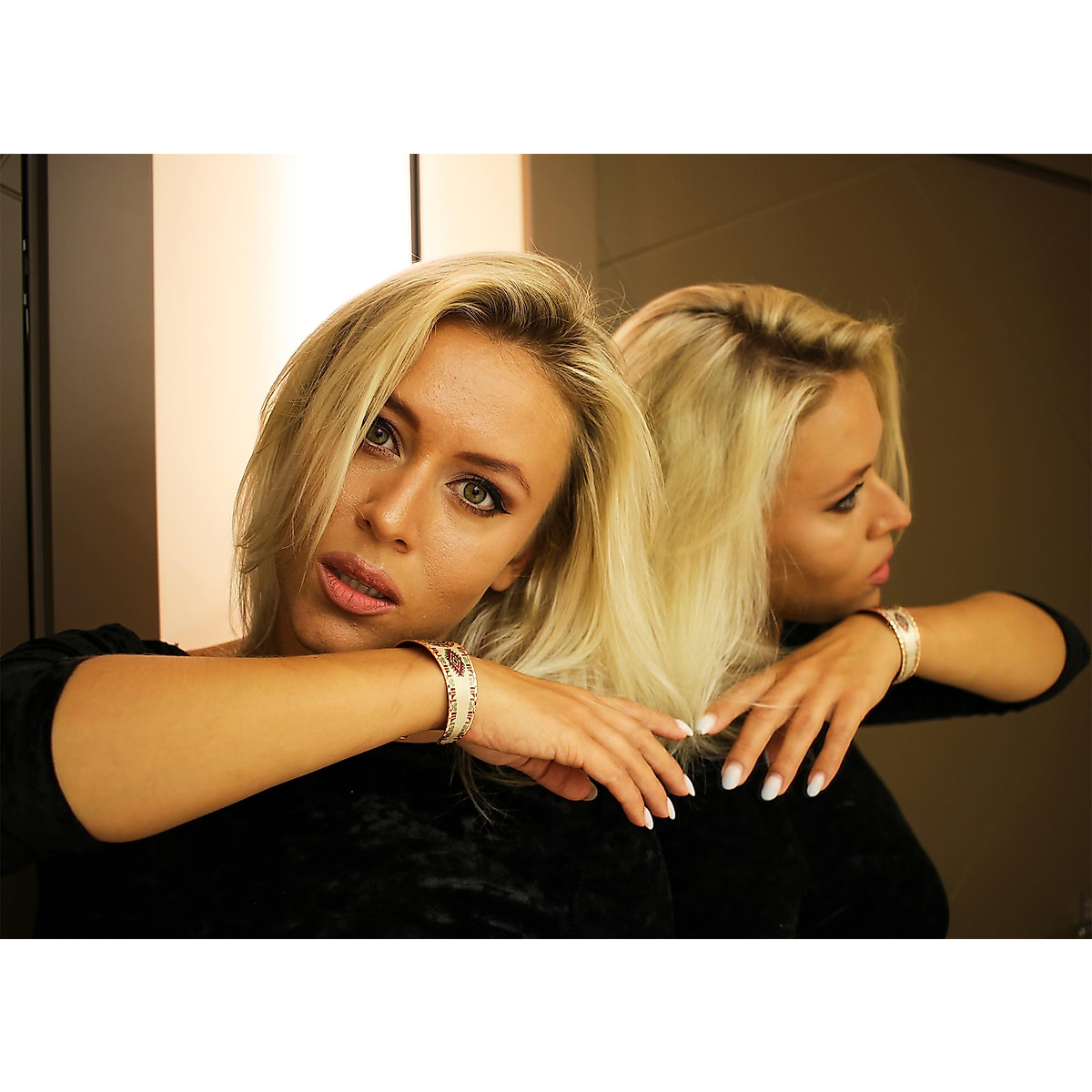 Artisan SW Native Bracelets Cuff, Native Motifs Jewelry Adjustable Open-ended Copper Cuff Bracelets Tapered Native Jewelry