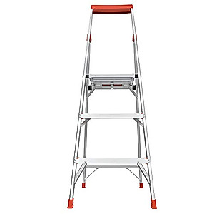 Little Giant Ladder Systems Flip-N-Lite, 5-Foot, Stepladder, Aluminum, Type 1A, 300 lbs Rated (15273-001)