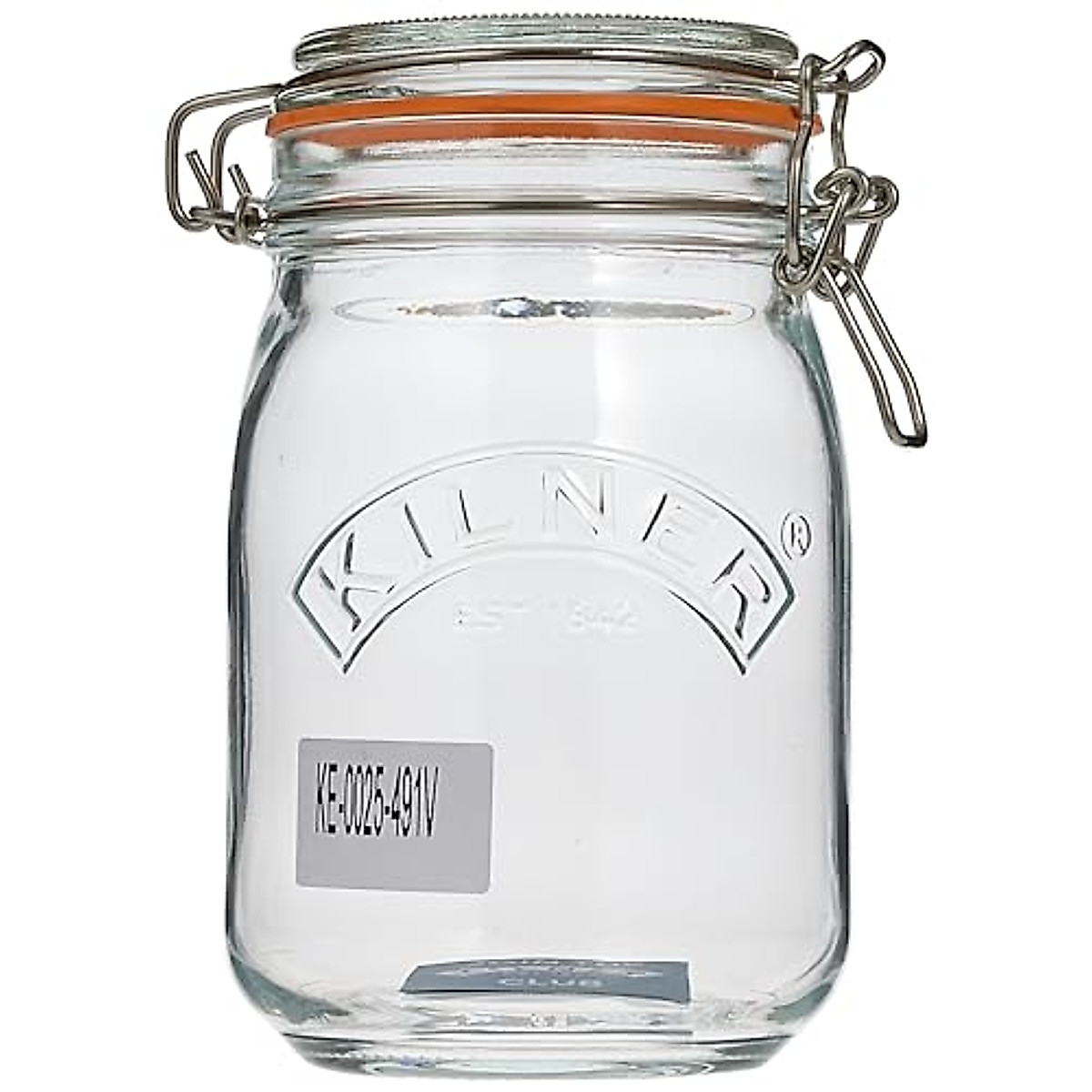 Kilner Round Clip Top Jar, 34-Fl Oz, 1 L