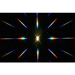Rainbow Symphony Diffraction Gratings Slides - Double Axis 13500 Line/Inch Package of 25