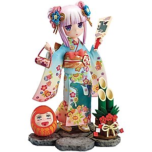 Furyu Miss Kobayashi's Dragon Maid: Kanna (Finest Kimono Version) 1:7 Scale PVC Figure, Multicolor