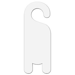 GRAPHICS & MORE Grey Gray and White Cat Do Not Disturb Plastic Door Knob Hanger Sign - Don't let The cat Out