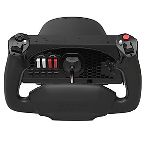 Honeycomb Aeronautical Alpha Flight Yoke & Switch Panel - Aviation Control System for Fight Simulation - Home Cockpit for Sim Enthusiasts &, Aspiring Pilots - 180 Degree Rotation - Switch Panel – PC