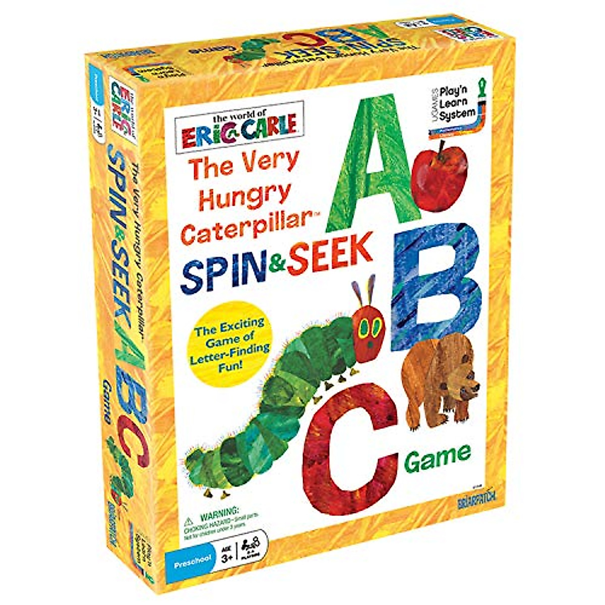 Briarpatch The World of Eric Carle The Very Hungry Caterpillar Spin & Seek ABC Game
