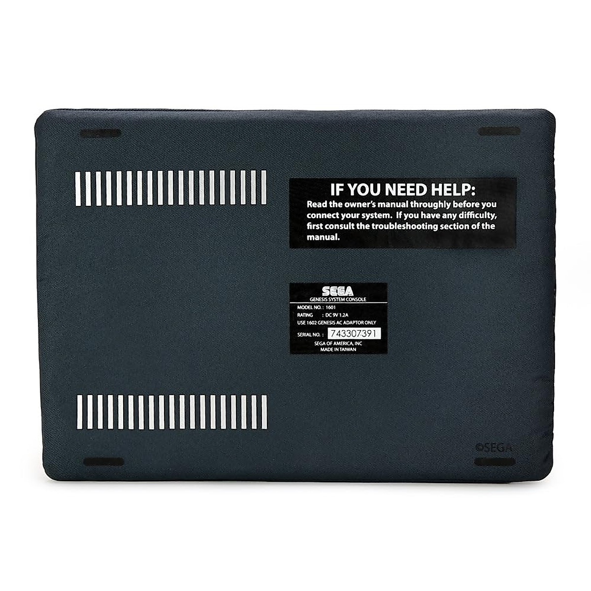 Kidrobot SEGA Genesis Gaming Console 12 Inch Interactive Plush with Sonic Cartridge