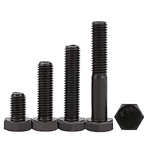 M14 / 14mm Hex Head Bolts Hexagon Screws High Tensile 12.9 Grade Steel Hex Tap Bolts (2Pcs, M14 x 40mm (Full-Thread))