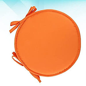 Veemoon Household Chair Round Sponge, Chair Cushion with Ties Household Chair Cushion Cover Pad Thin Decorative for Dining Room Home Thickened Tatami Cushion Cushion Round Memory