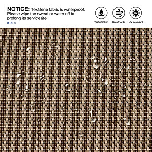 Crestlive Products Chaise Lounge Chair Outdoor with Armrests, Pool Lounge Chairs Set of 2, Aluminum Adjustable 5 Positions Sun Tanning Lounger for Patio, Poolside, Yard, Deck, Backyard (Brown)