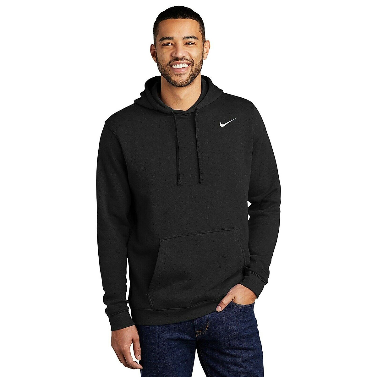 Nike Club Fleece Pullover Hoodie Black