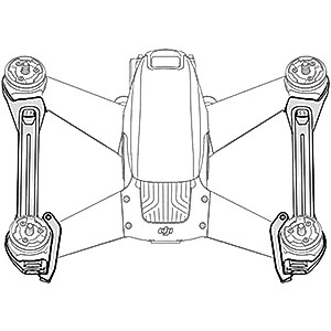 F'wode FPV Drone Arm Bracers Accessories for DJI FPV Drone Accessories 1 Pairs