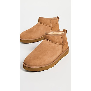 UGG Men's Classic Ultra Mini Boot, Chestnut, 12