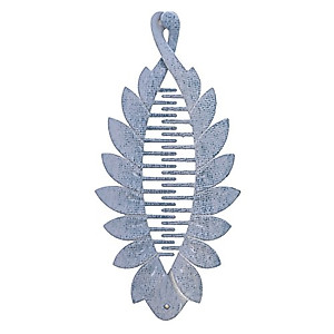 Scalloped Leaf Banana Clip - Set of 3
