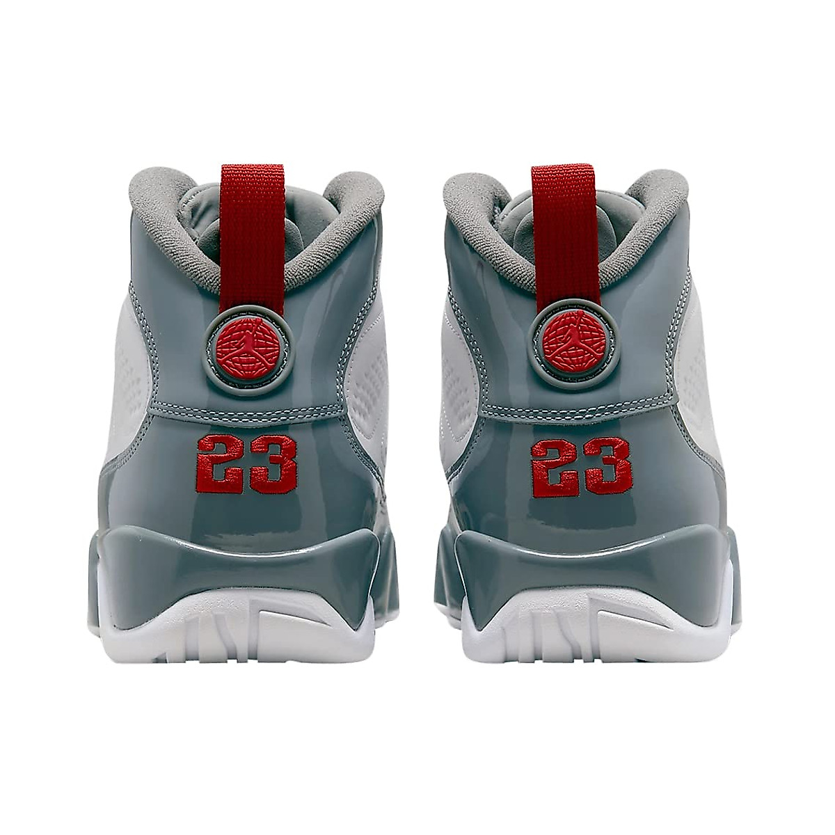 Jordan Men's 9 Retro Fire Red White/Fire Red-Cool Grey (CT8019 162) - 10