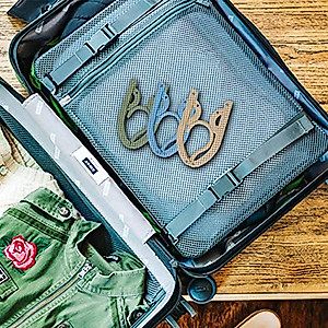 BestofTech 12 Pack Portable Lightweight Folding Hangers with Clips | Foldable | Slide Proof | Durable | Drying Rack | for Adult and Baby Clothes