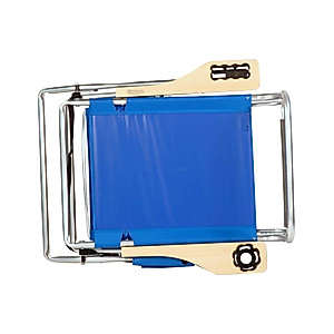 Deluxe 4 Reclining Positions Lightweight High Aluminum Beach Chair with Canopy Shade for Adults, Drink Holder, Storage Pouch