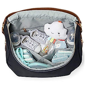 Skip Hop Diaper Bag Tote, Curve Well-Rounded, Black, One Size