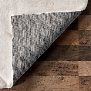 nuLOOM 8' x 10' Cozy Plush SuperiorWash Area Rug, Machine Washable, Non-Slip, Soft Fluffy Shag Carpet for Living Room Bedroom Kids Room Nursery Home Decor, Camari White