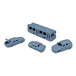Outland Models Railway Scenery Accessory Abandoned Vehicles Set 1:160 N Scale
