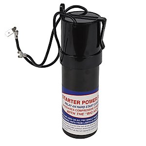 SPP6 Relay/Capacitor Hard Start Kit with 500% Increase Starting Torque for Air Conditioner - Compatible with HVAC Compressor – Replaces SPP6, TJ90HS6,AP4502872,35702, DST-6, ERPP6, HS6, HS650