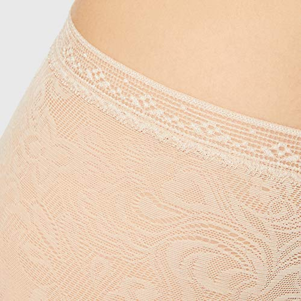 Maidenform womens Tummy Smoothing Lace Thong Panties, Paris Nude, 6 US