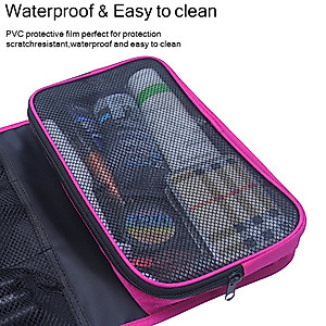 Relavel Travel Hanging Toiletry Bag for Women Men Large Capacity Makeup Bag Waterproof Cosmetic Storage Organizer Case for Bathroom Shower Small