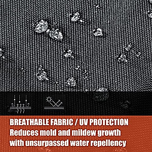 Patio Coffee Table Covers,Waterproof Outdoor Furniture Rectangular Small Table Covers,48'' L X 26'' W X 18'' H,Grey