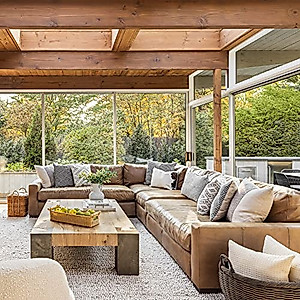 The Basket Lady Oval Wicker Laundry Basket, 25 in L x 19 in W x 14 in H, Antique Walnut Brown