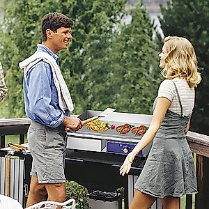 KOTEK Commercial Electric Griddle, 2000W 22” Flat Top Griddle, Stainless Steel Frame & Drip Tray, Adjustable Temperature Control 122℉-572℉, Countertop Teppanyaki Grill for Home, Kitchen, Restaurant