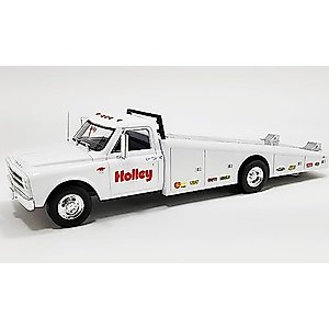 1967 Chevy C-30 Ramp Truck White Holley Speed Shop Limited Edition to 200 Pieces Worldwide 1/18 Diecast Model Car by Acme A1801707WH