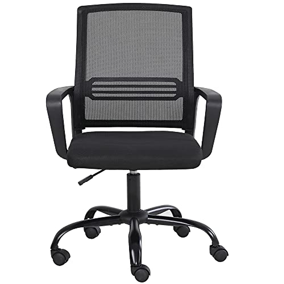 Desk Chairs Set of 6 Home Office Mesh Chair with Wheels Lumbar Support Ergonomic Office Chair Clearance for Bedroom Living Room Home Office Computer Chair Swivel Adjustable 36-40inch Black Chair