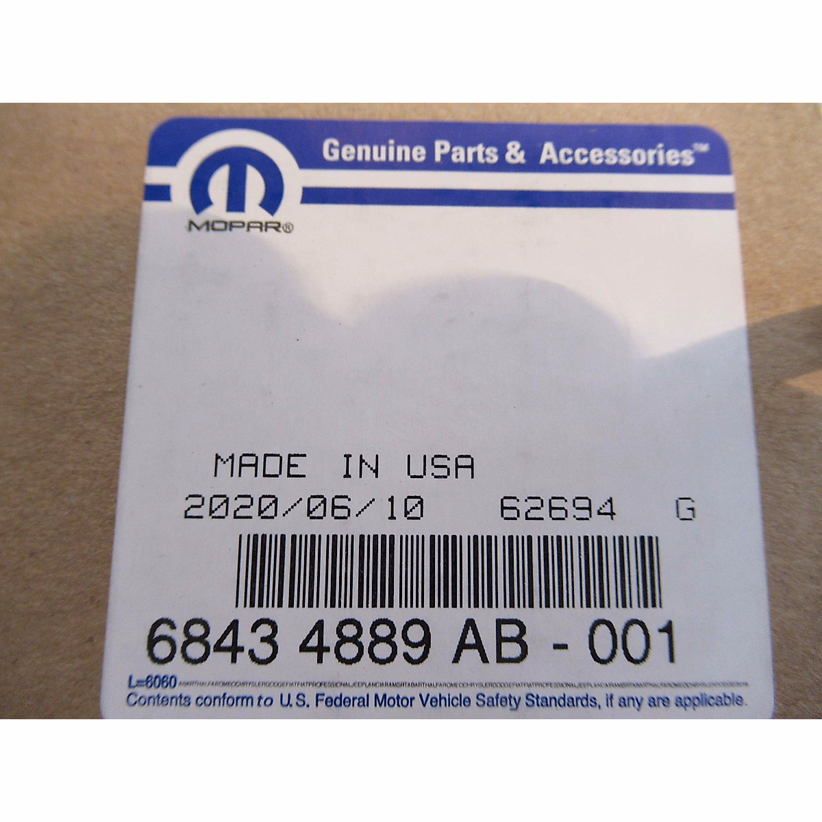 2018-2020 Jeep Wrangler JL Rear Right LED Stop & Turn Tail Lamp New Mopar OEM