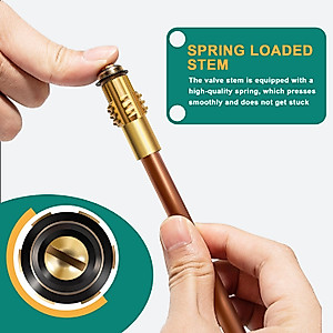 123-0093 Replacement stem for Mansfield Style 500 Series Full-turn Hydrants Manufactured From 1970-2006, for 12 Inches Sillcock ASFP and 8 Inches Hillock