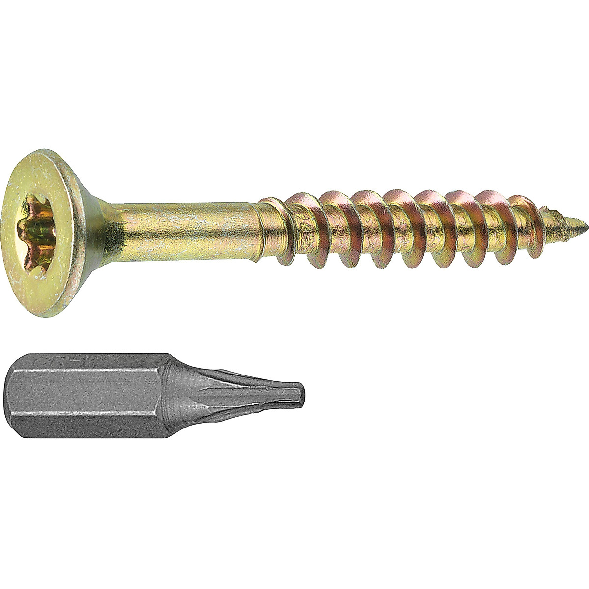 CONNEX B30084 Uni-Screws TX Bucket 5,0x80 a 175pcs, Silver, 5,0 x 80 mm (175 Stück)