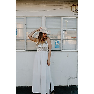 American Hat Makers Straw Sun Hat for Men — Outdoor Hats — Beach Straw Hats