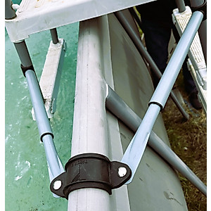 Above Ground Swimming Pool Ladder Latch **Sold as Set** Ladder Anchor Safety Stabilizer Pool Frame Reduce Injury**Stop Wear On Your Pool Liner**