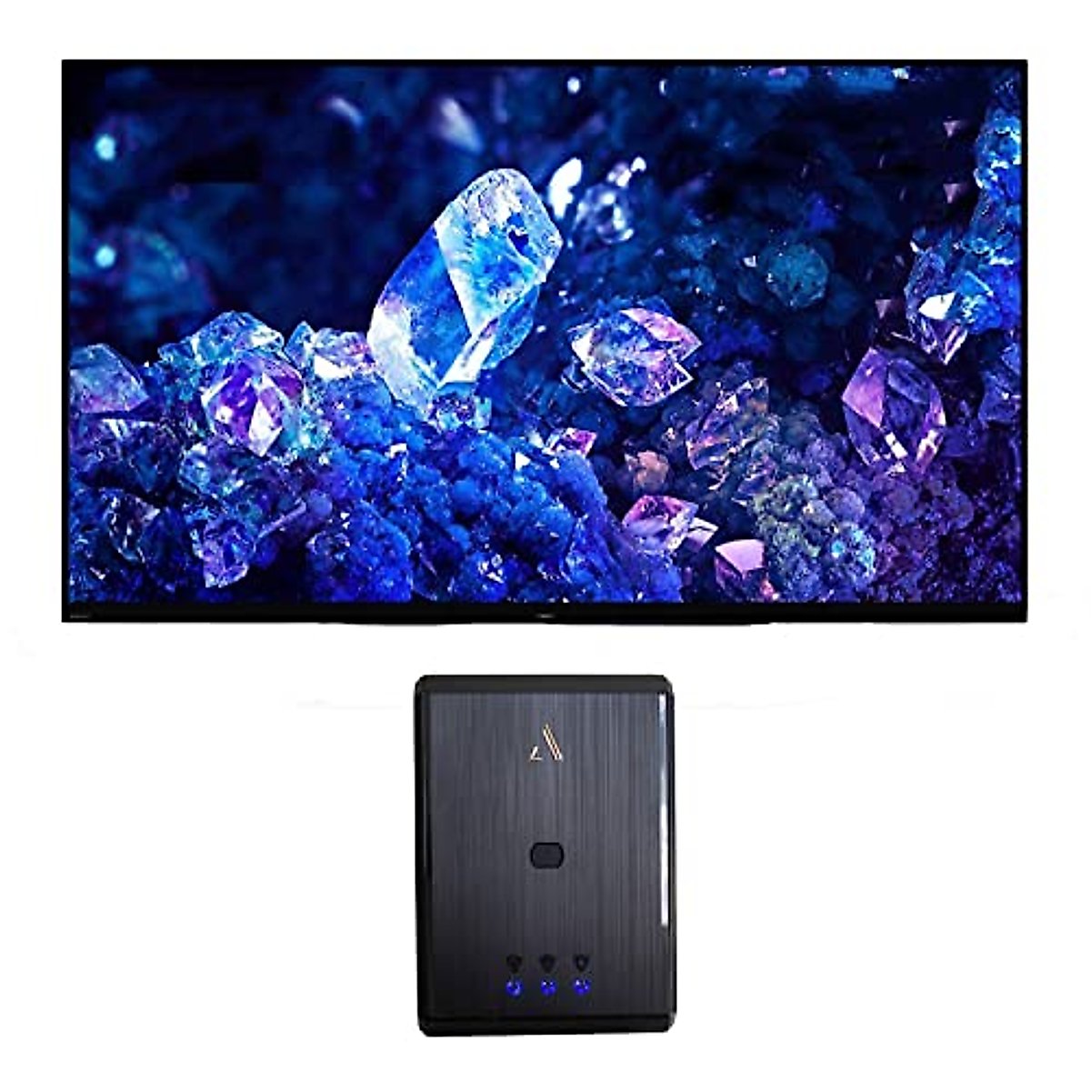 Sony XR48A90K 48" 4K Bravia XR OLED High Definition Resolution Smart TV with an Austere 3S-PS4-US1 4-Outlet Power with Omniport USB (2022)